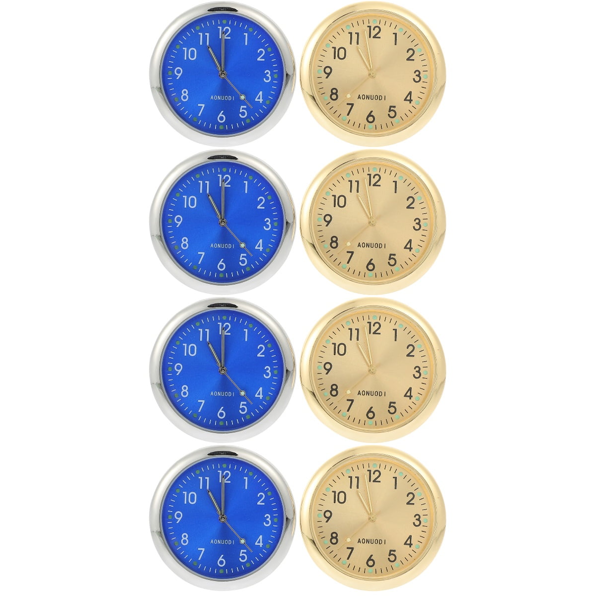 MERRYHAPY Assorted Color Mini Dashboard Clocks for Car Driving ...
