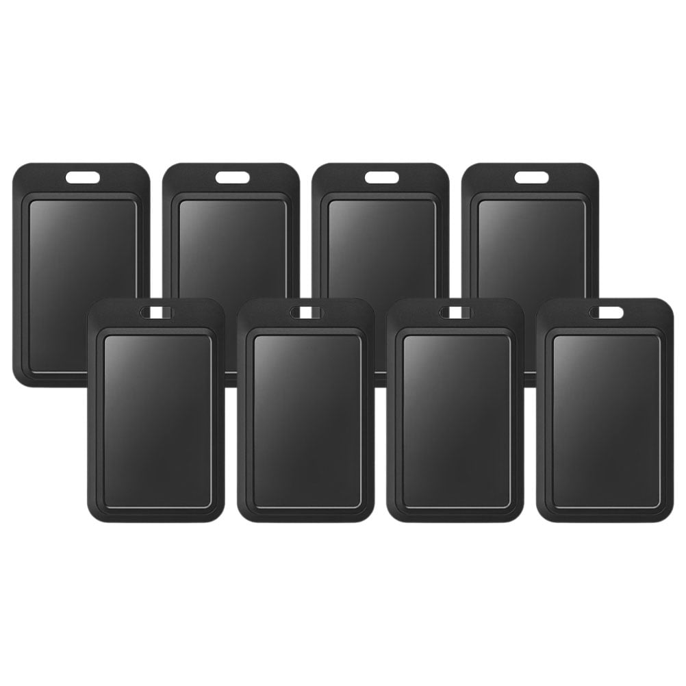 8 Pcs Card Sleeves Id Card Sleeve Nurse Id Badge Holder Vertical Badge ...