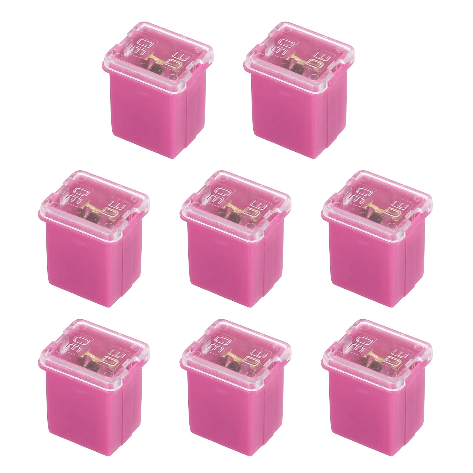 8 Pcs Cartridge Fuse, 48VDC 30A Low Profile Terminal Automotive ...