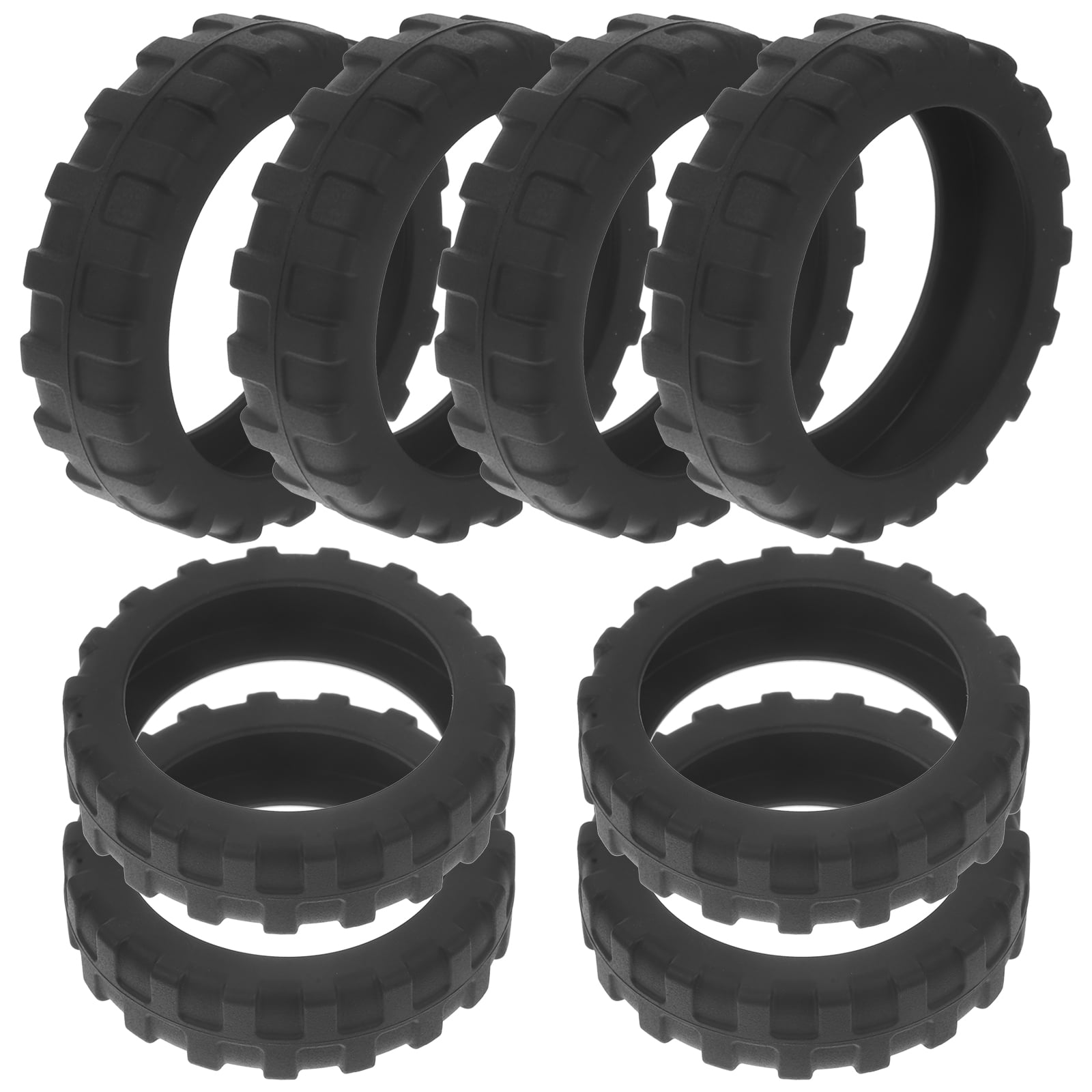 8 Pcs Caster Protective Cover Silicone Covers Suitcase Wheel Protector ...