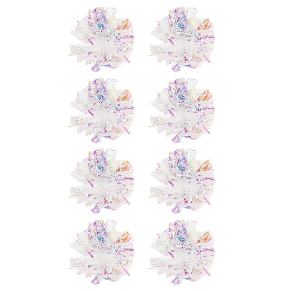 8 Pcs Cat Crinkle Ball Crinkle Cat Toy Cat Ball Toy Cat Rattle Paper ...