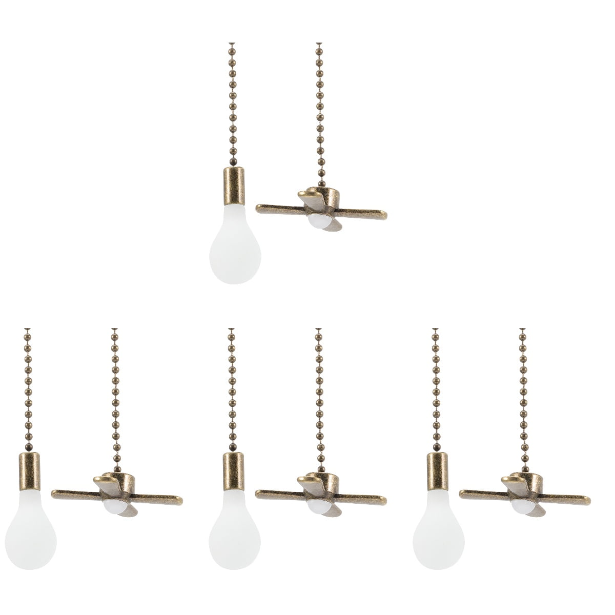 8 Pcs Ceiling Fan Pull Chain Extensions Fan Metal Chain Extenders Chain ...
