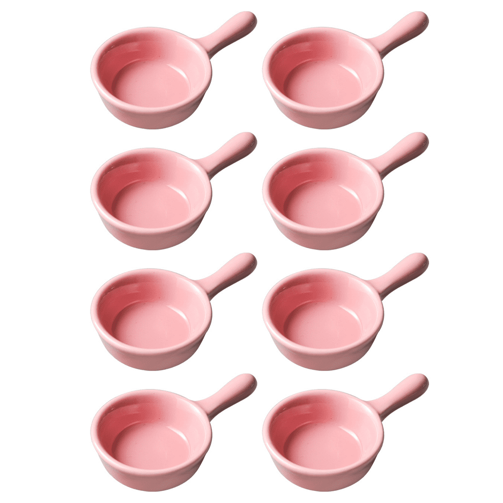 8 Pcs Ceramic Sauce Dishes Chip & Dip Sets Colorful Mini Bowl Set ...