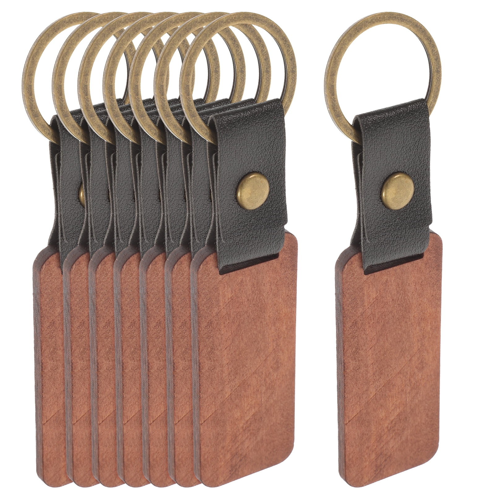 8 Pcs Chains Engraved Keychain Craft Supplies Personalized - Walmart.com