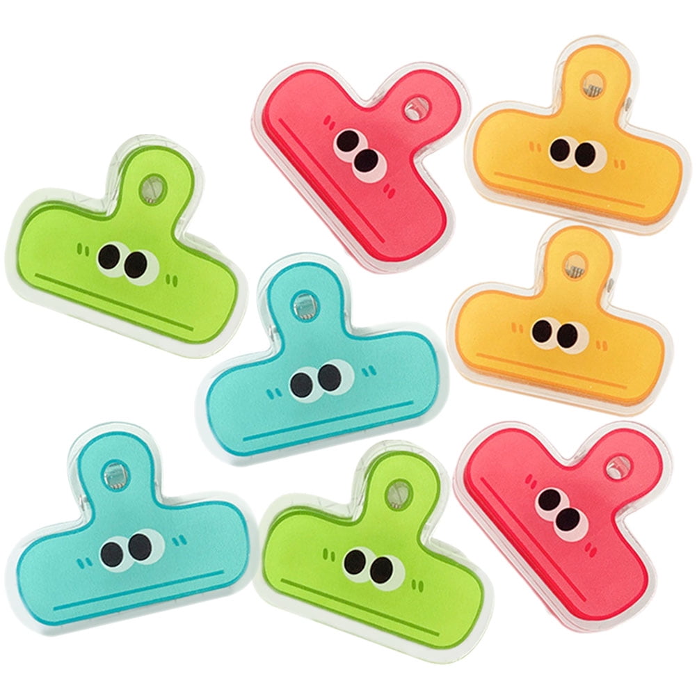 8 Pcs Chips Cute Bag Clips Small Eye Extra Strong Hold Multipurpose ...