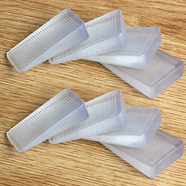 8 Pcs Clear Shims, Shims for Leveling Furniture, Trimmable Hard Wedges ...