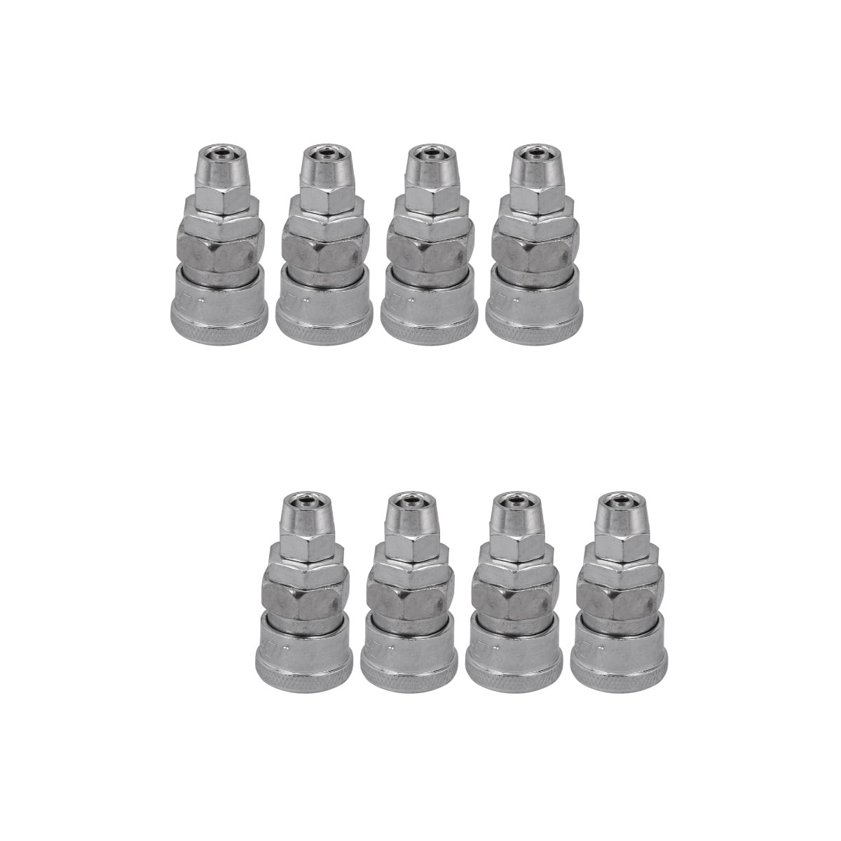 8 Pcs Compressor Equipment Connector Tube Self-locking Quick Coupling ...