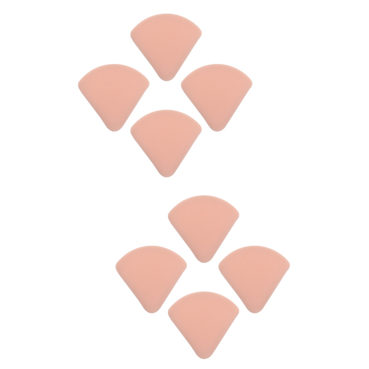 8 Pcs Cosmetics Applicators Sponges Powder Puff Wet and Dry Makeup Puff ...