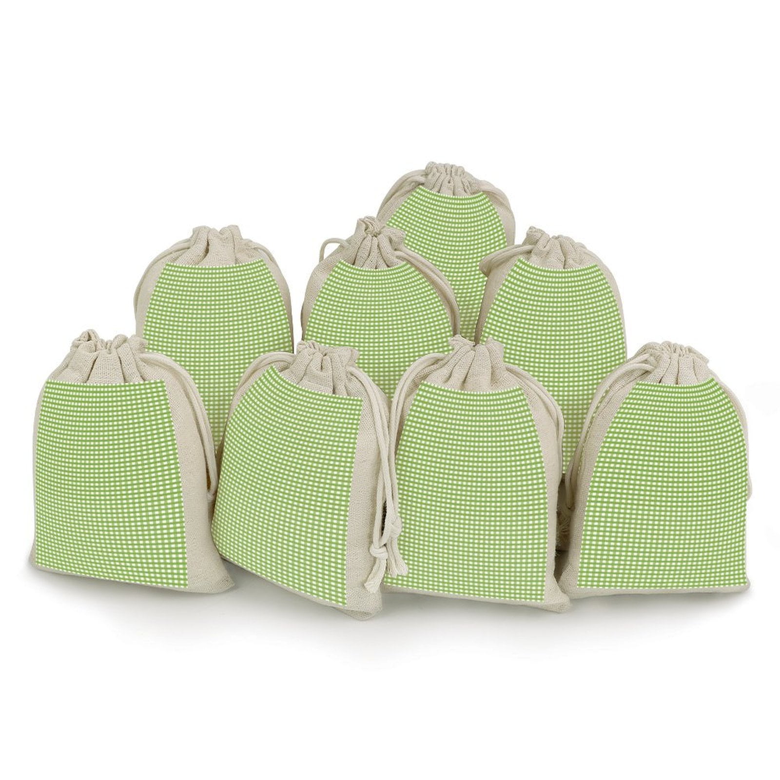 8 Pcs Cotton And Linen Small Bundle Pocket 6.7×4.9in Durable, Easy To ...