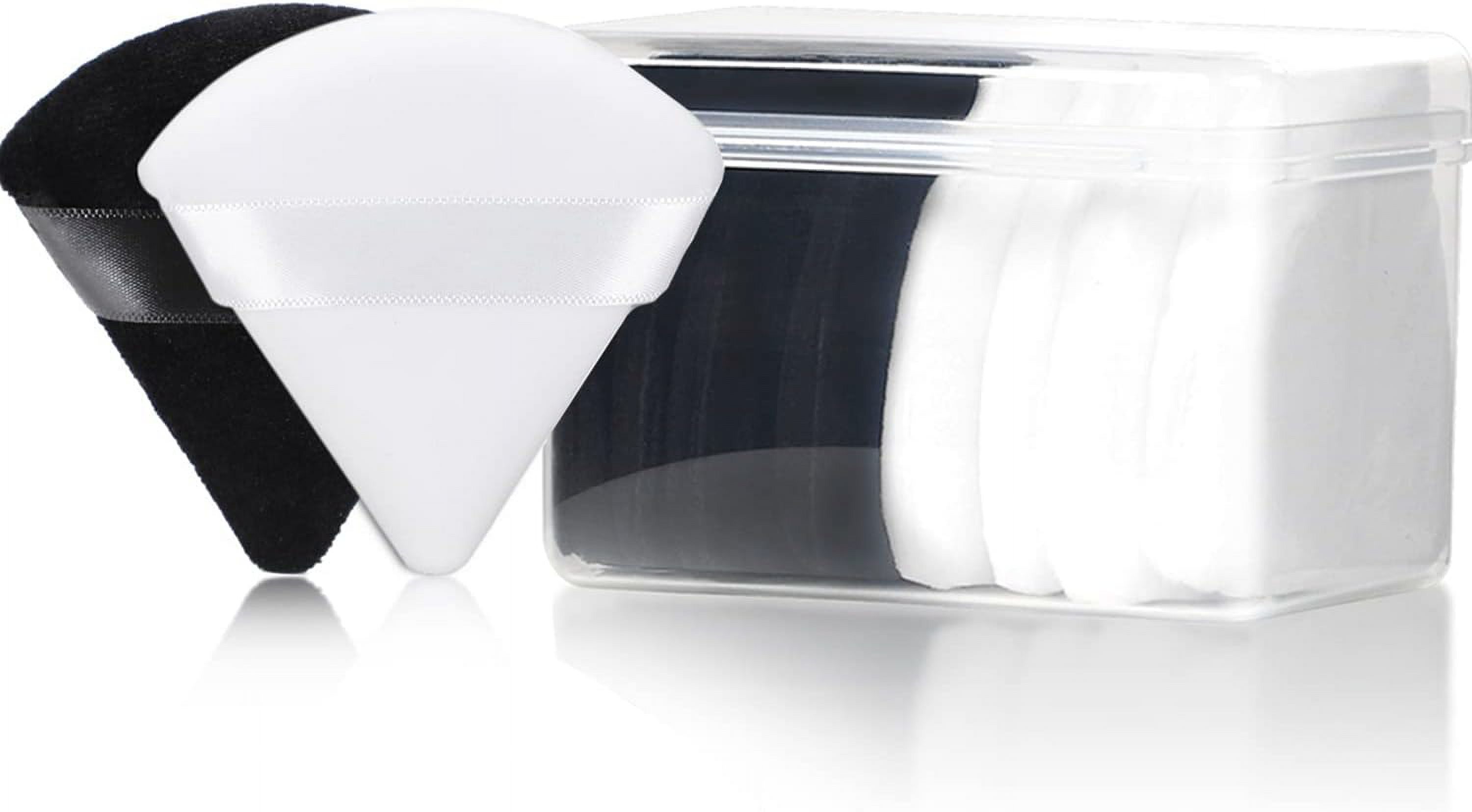 8 Pcs Cotton Powder Puff Face, Triangle super soft Both dry and wet ...