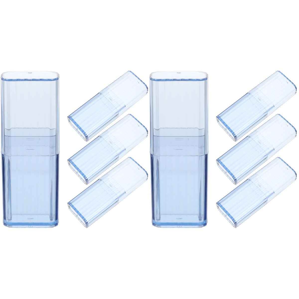 8 Pcs Cotton Swab Storage Box Pads Boxes Toothpick Container Cases ...