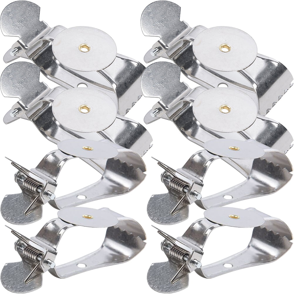 8 Pcs Curtain Clip Flapper Accessories Clips Tieback Metal Holder ...