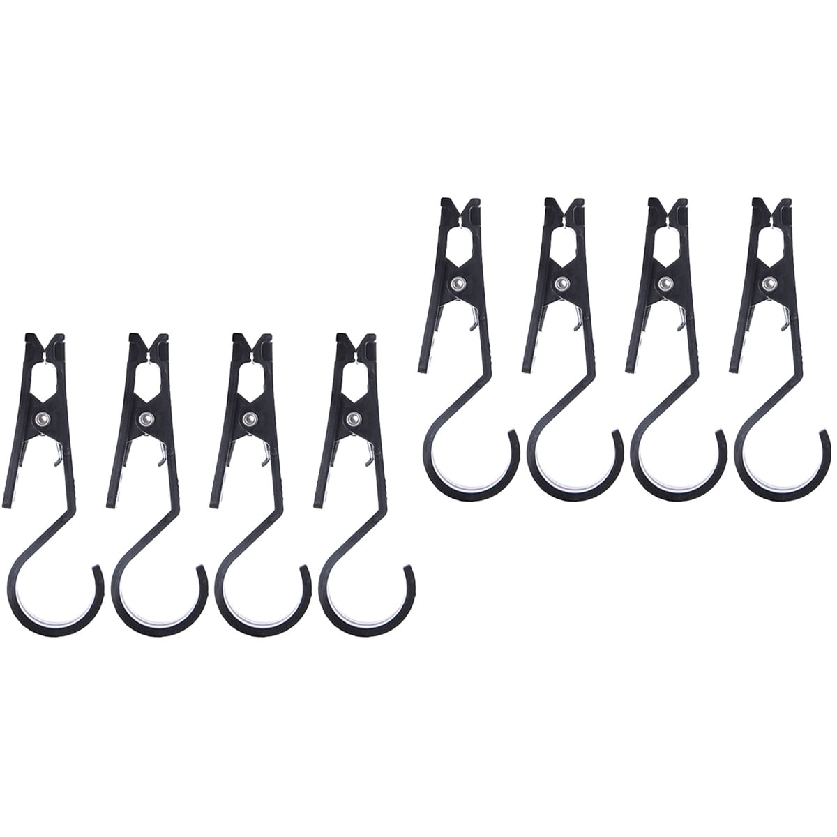 8 Pcs Curtain Hooks Heavy Duty Hanger Outdoor Tent Camping Hanging Lamp ...