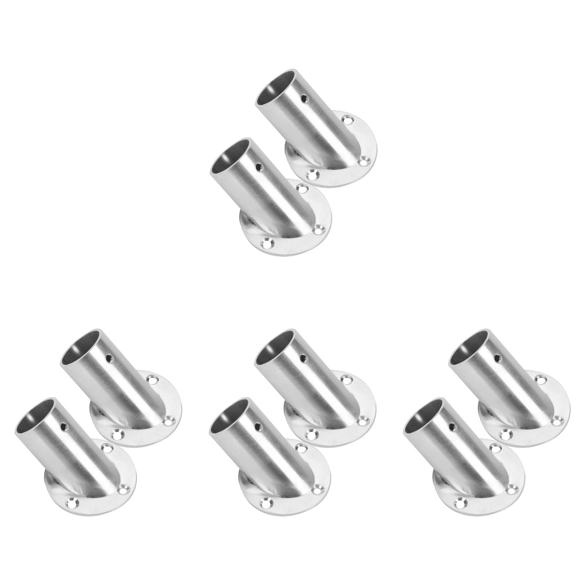 8 Pcs Curtain Rod Pole Bracket Hanging Towels Shower Rod Holder Rod ...