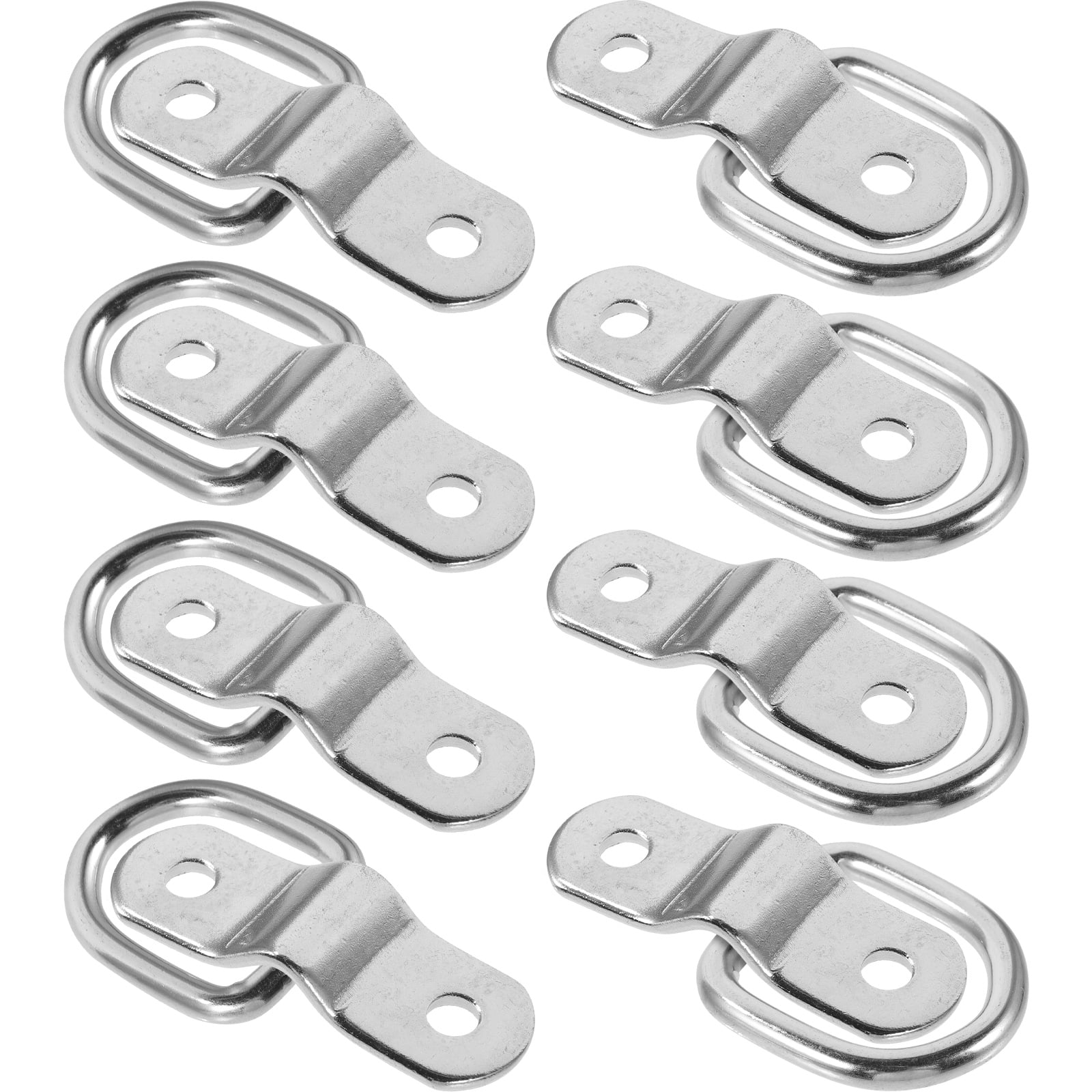 8 Pcs D Ring Anchor Heavy Duty Chain Sleeper Brackets Silver - Walmart.com