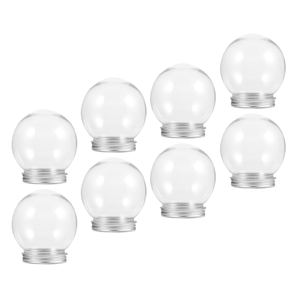 8 Pcs DIY Globe Christmas Lantern Globes Snow Child Transparent ...