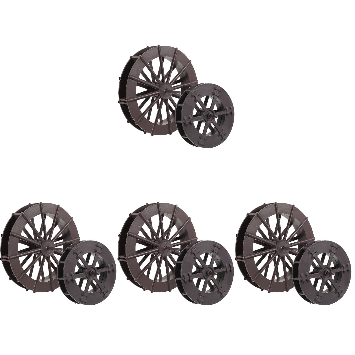 8 Pcs DIY Rotating Water Wheel Tabletop Chinese Waterfall Replacement ...
