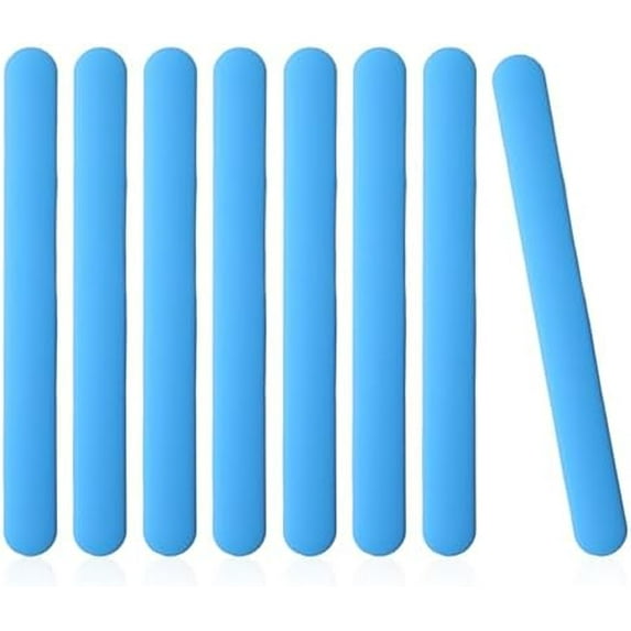 8 Pcs DIY Sticks Stir Silicone Crafts Popsicle Applicator Tools ...