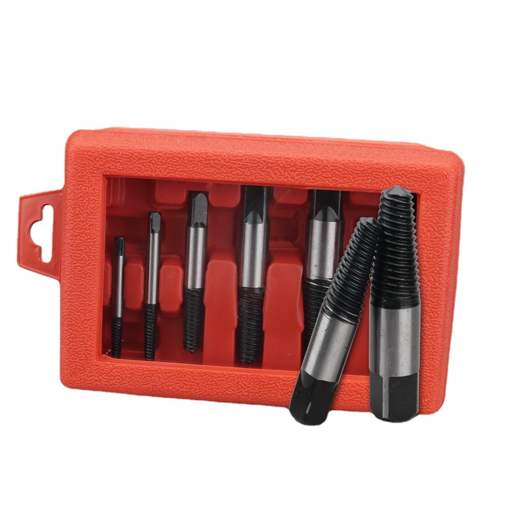 8 Pcs Damaged Screw Extractor Set, For Removing Damaged Screws，Fonepro ...