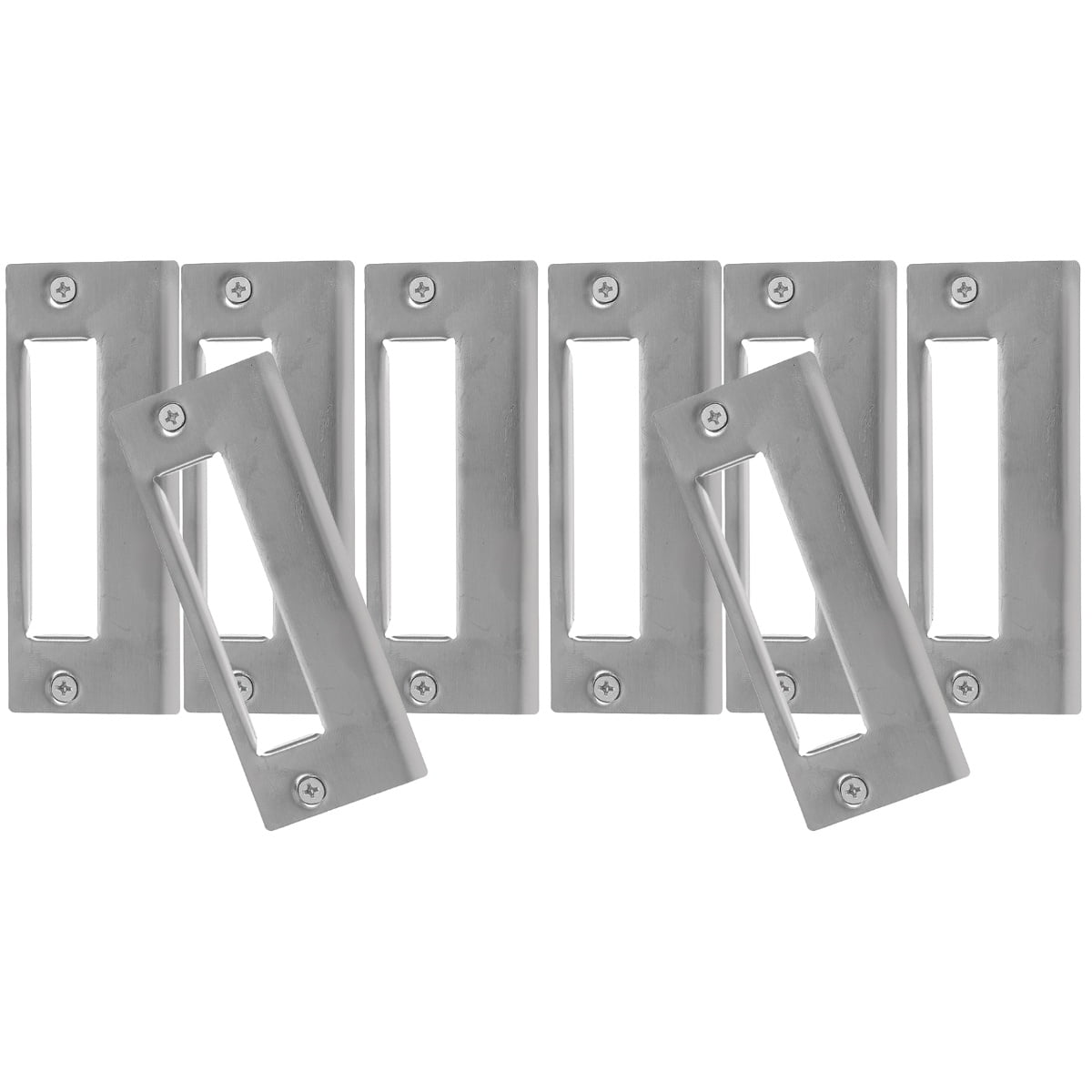 8 Pcs Deadbolt Door Security Plate Metal Lock Cover Accessories ...