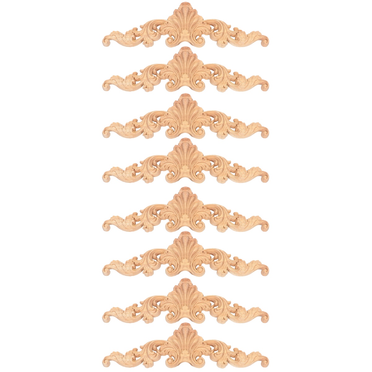 8 Pcs Decals for Furniture Home Decoration Household Carved Wood ...