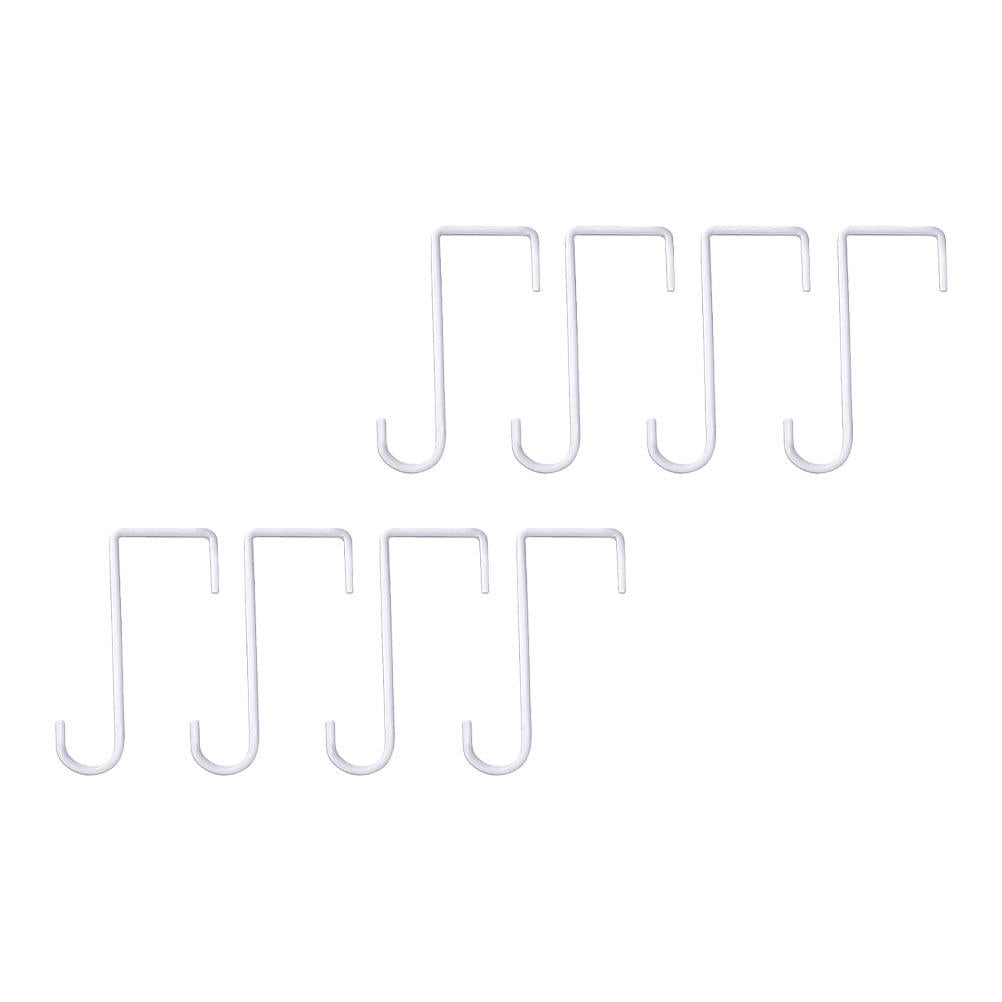 8 Pcs Decor Hangers Wrought Iron Flower Pot Hook Practical Hook 15X8 ...