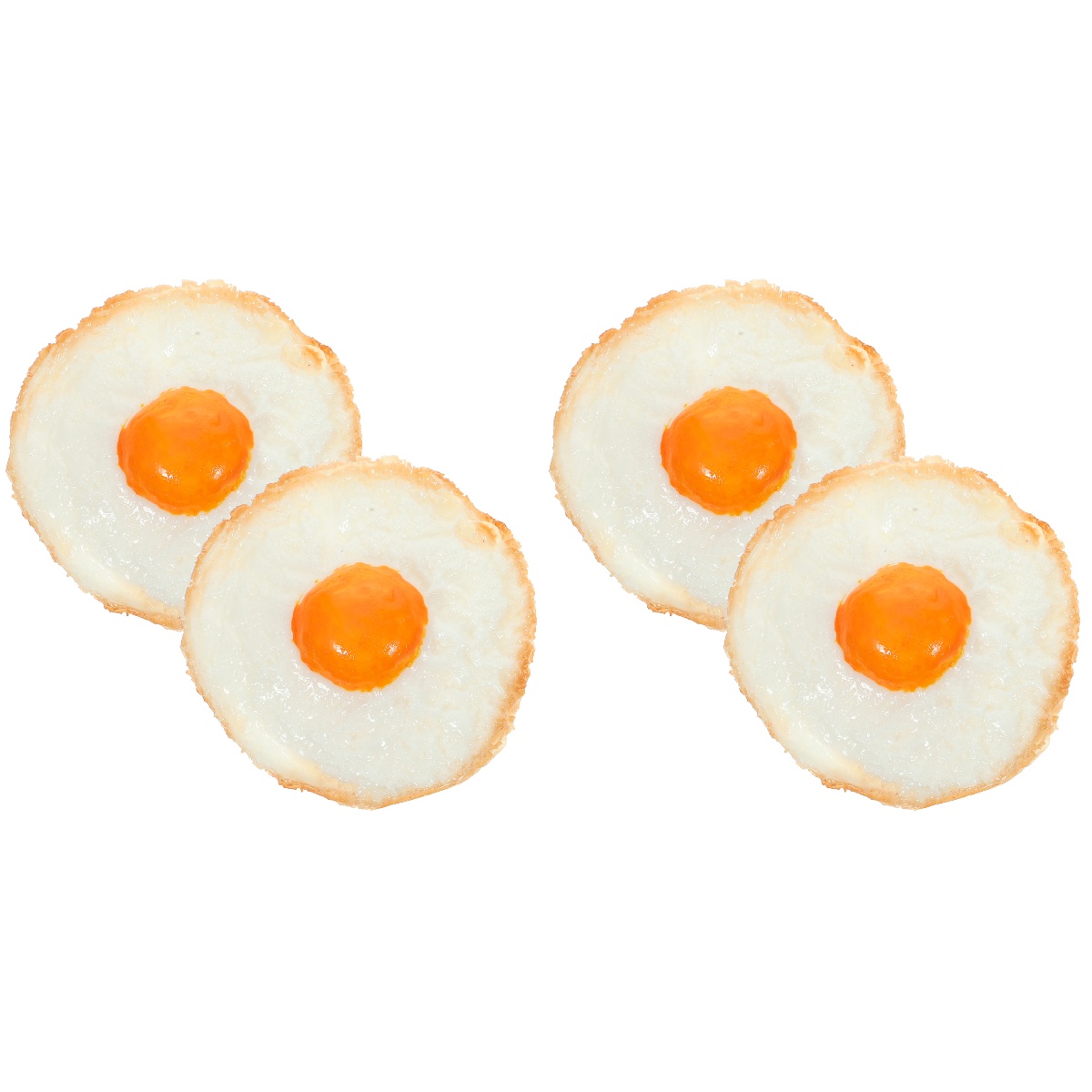 8 Pcs Decoration for Home Simulated Omelette Model Egg Props Poached ...