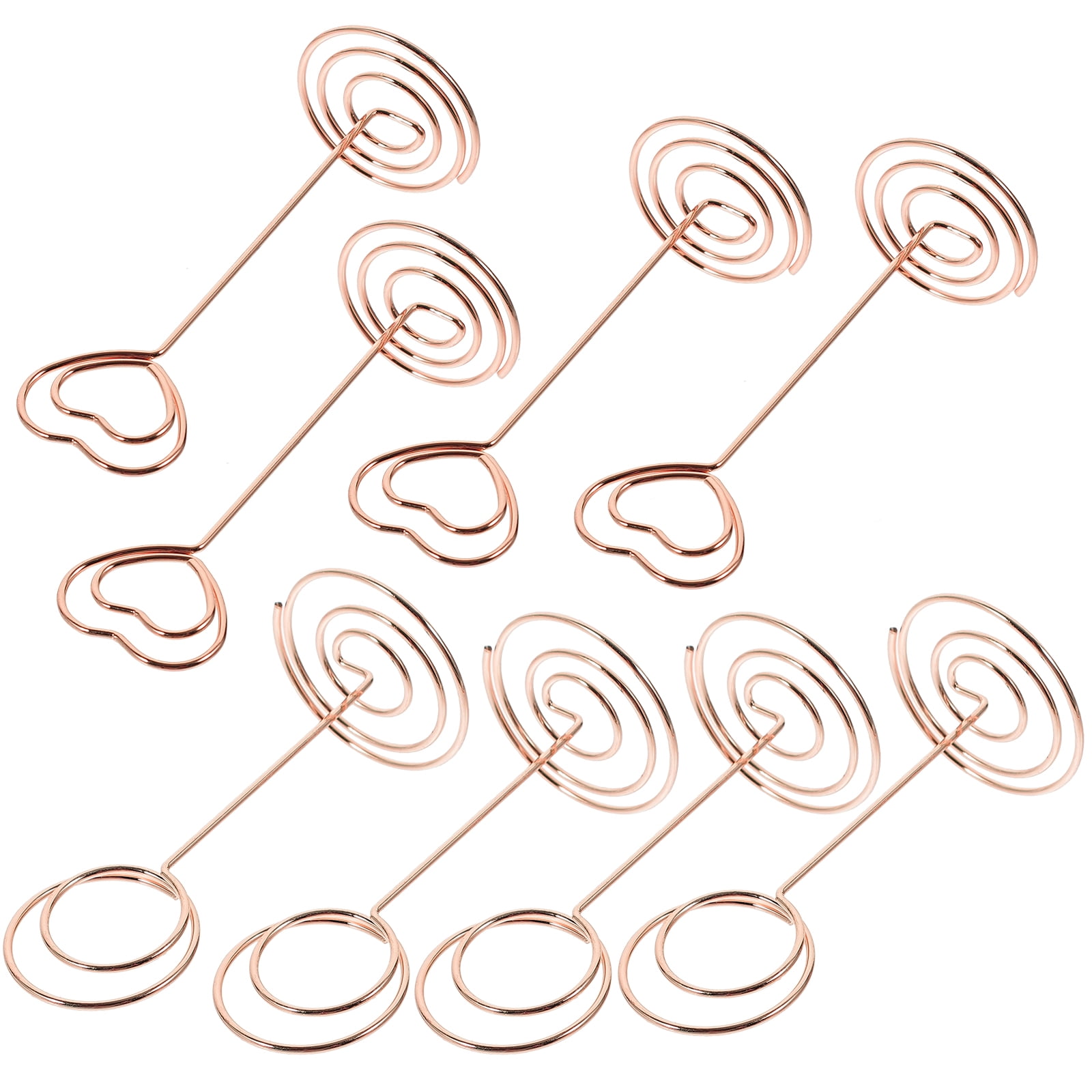 8 Pcs Desktop Note Holder Picture Holders Table Card Stand Frames Photo ...