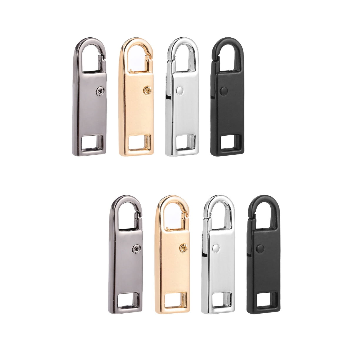 8 Pcs Detachable Zipper Pull Multi-function Small Slider Professional ...