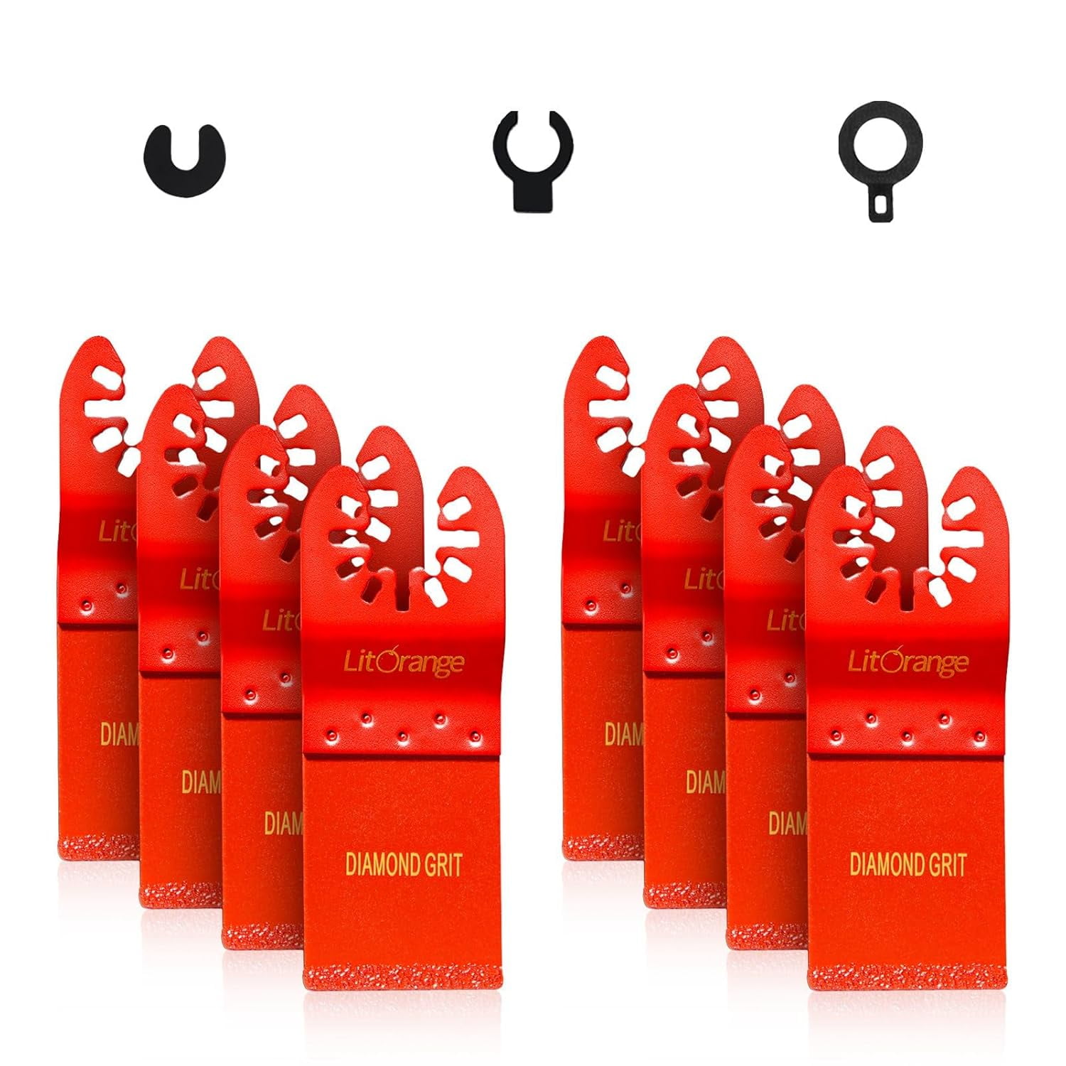 8 Pcs Diamond Oscillating Blades, Oscillating Multi Tool Diamond Saw ...