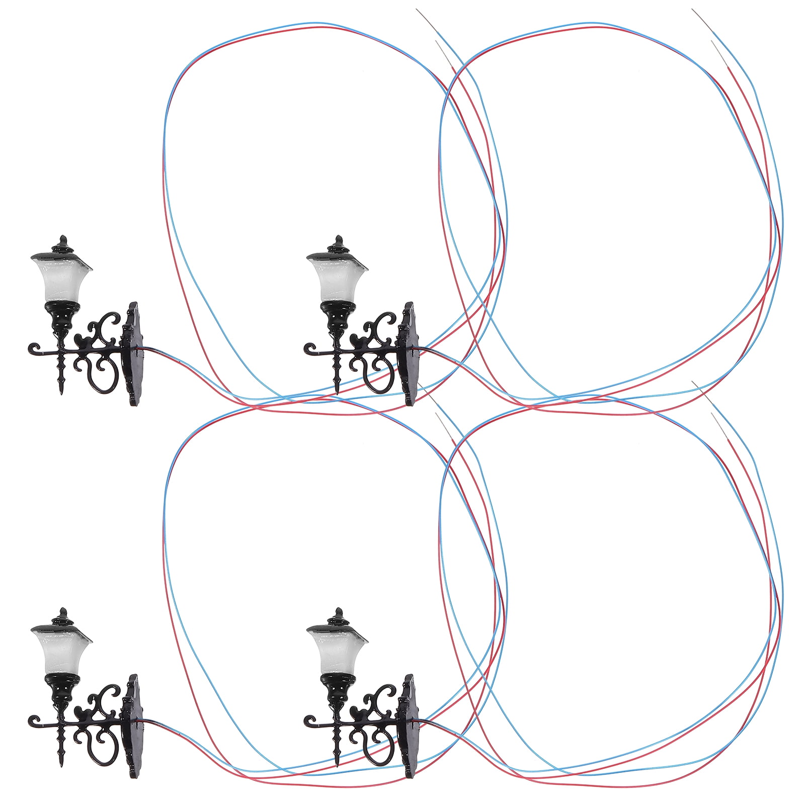 8 Pcs Dollhouse Wall Light Toys Lantern Mini Wall Lamp Outdoor Playset ...