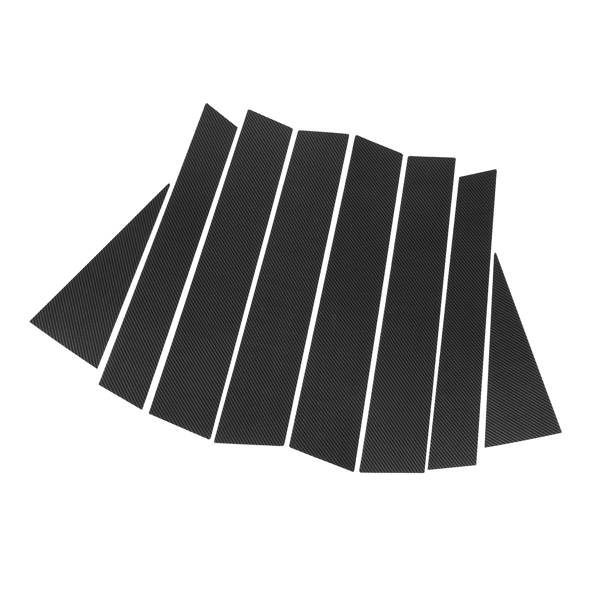 8 Pcs Door Pillar Window Trim for Honda CR-V 2017-2023 Plastic Black Carbon Fiber Replace ...