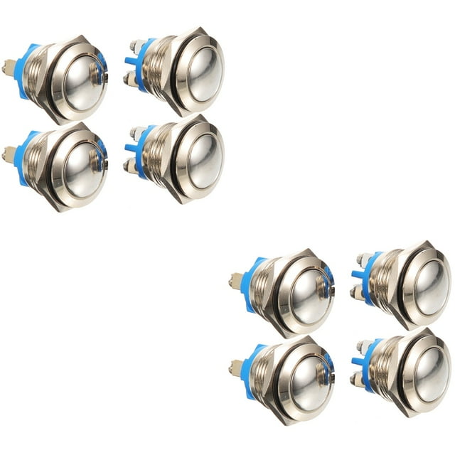 8 Pcs Doorbell Button Replacement Wired Ringer Button Sturdy Push ...