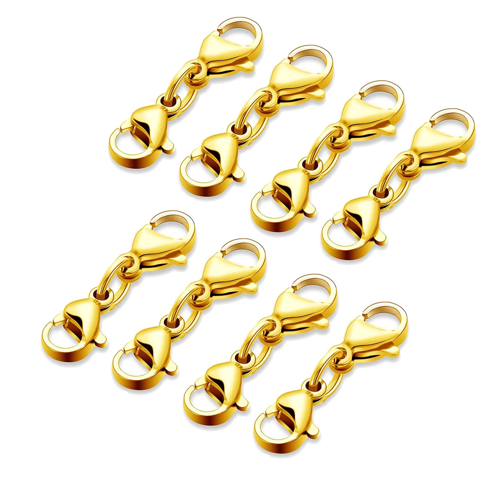 8 Pcs Double Lobster Clasp Double End Design Necklace Clasps and ...
