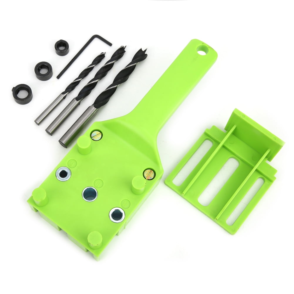 8 Pcs Doweling Jig Kit, Handheld Wood Dowel Drilling Guide With 6mm ...