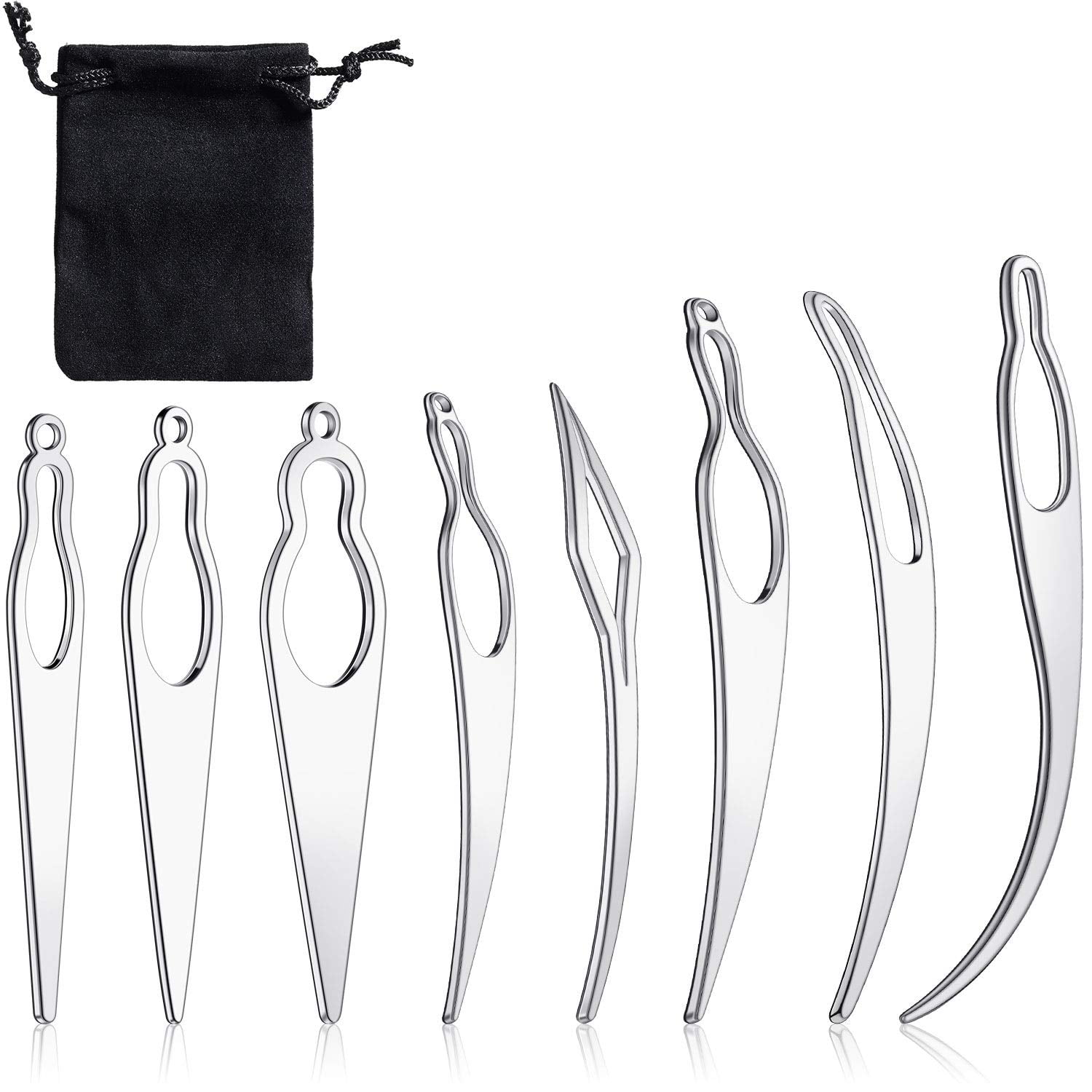 8 Pcs Dreadlock Interlocking Tool for Locs Sisterlock Retighten Tool ...