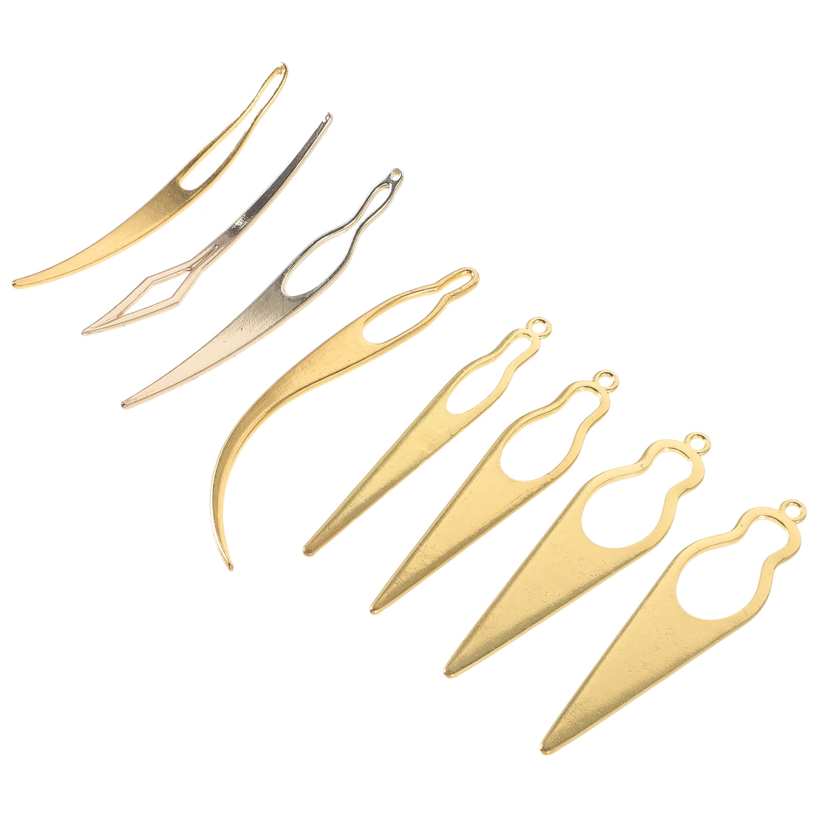 8 Pcs Crochet Hook for Dreadlocks Tool Set Kit Metal Hair Needle Alloy ...