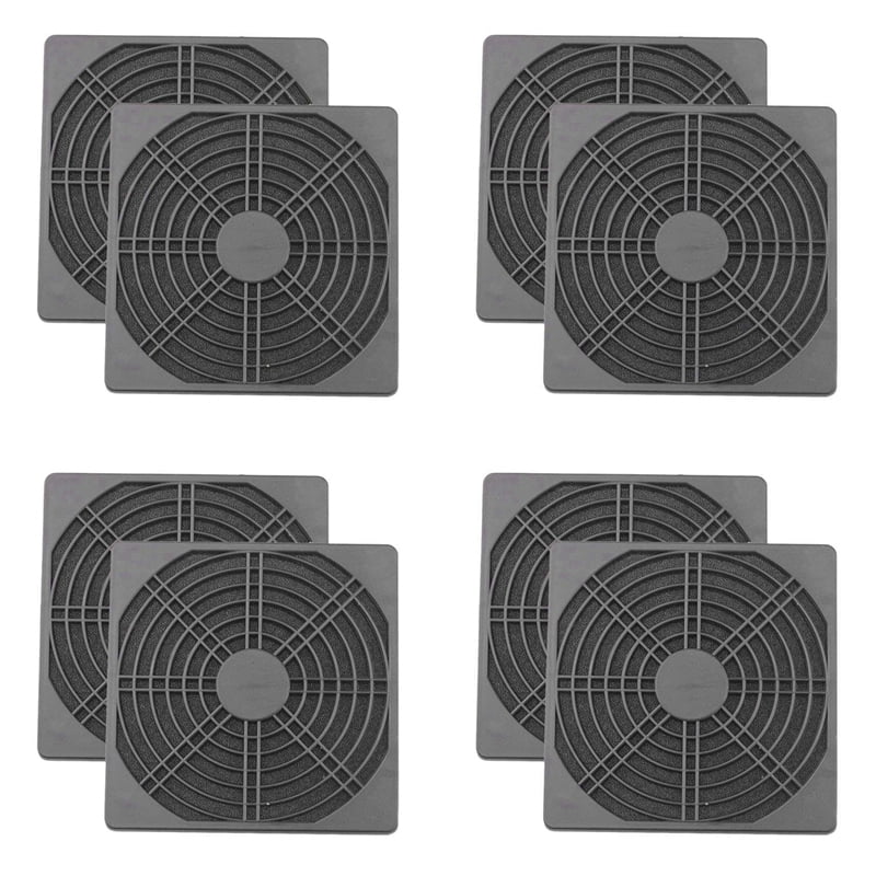 8 Pcs Dustproof Blower Guard ABS Computer Ventilator Grill 120mm Fan ...