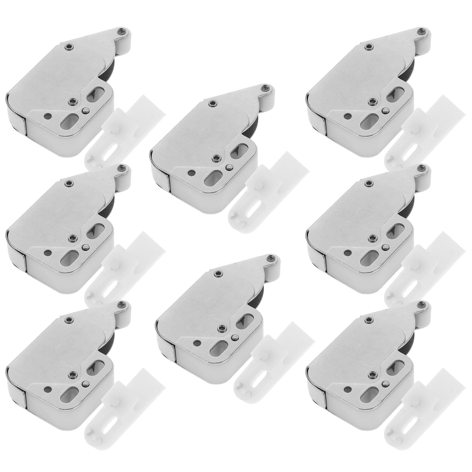 8 Pcs Elephant Trunk Lock Door Bolt Latch Locks Kitchen Cabinets Push ...