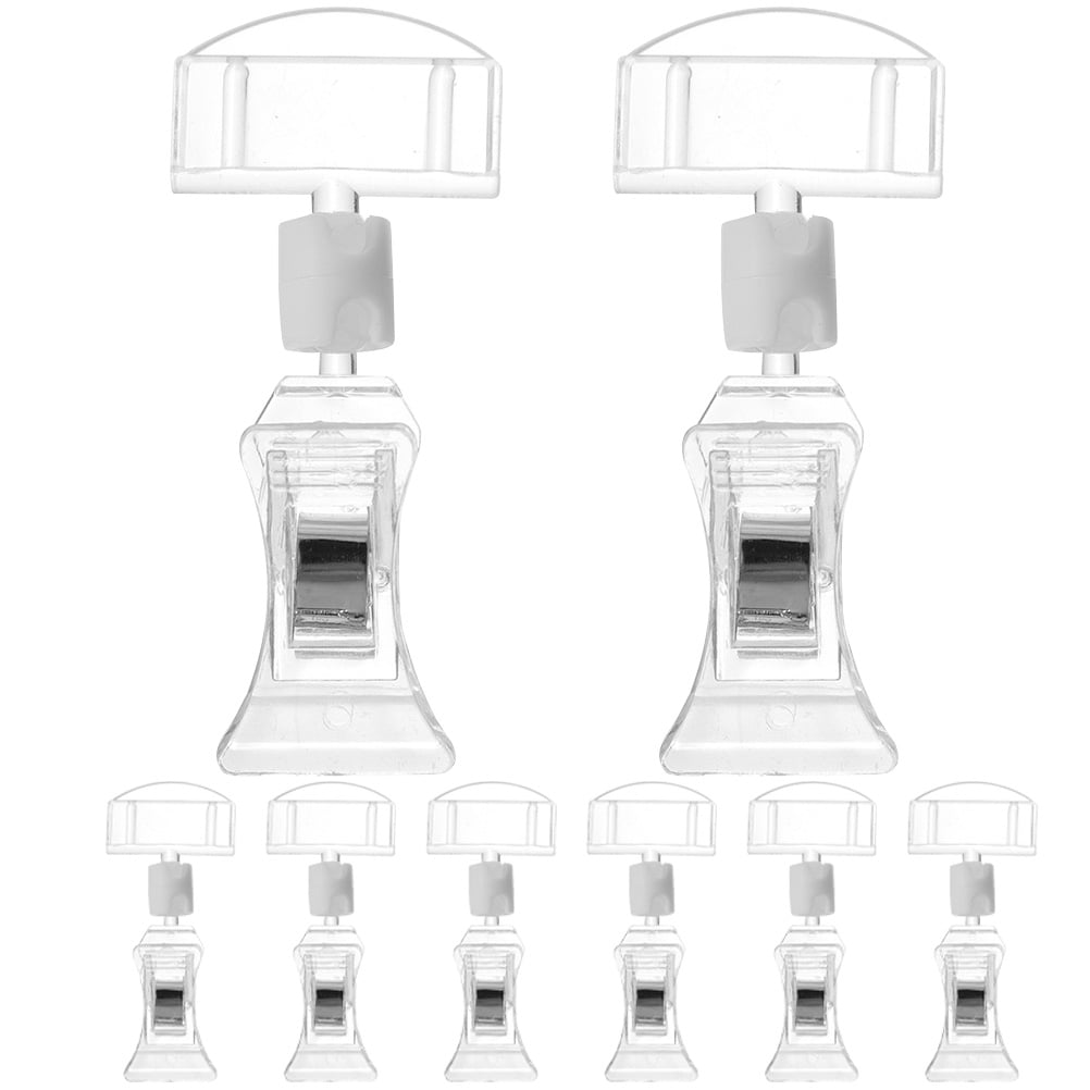 8 Pcs Emblems Small Sign Holder Retail Store Supplies Clothing Display ...