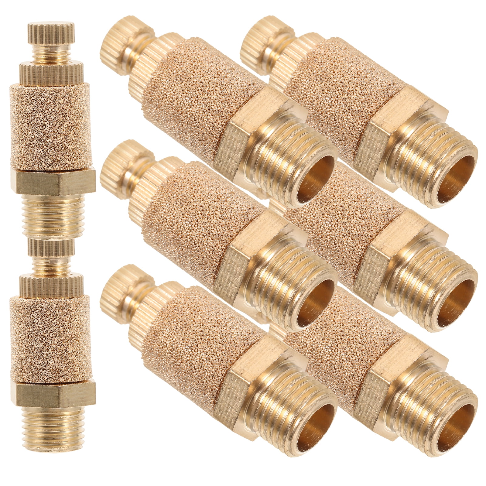 8 Pcs Exhaust Muffler Pneumatic 1/8 Pneumatic Air Pneumatic Exhaust ...