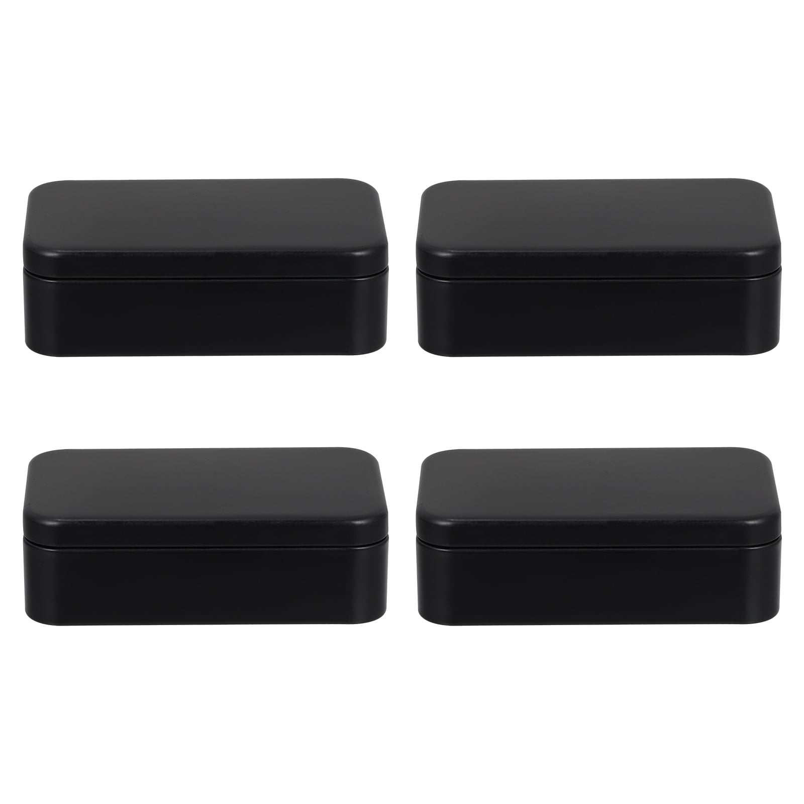 8 Pcs Exquisite Tea Container Biscuits Tin Food Empty Hinged Practical ...