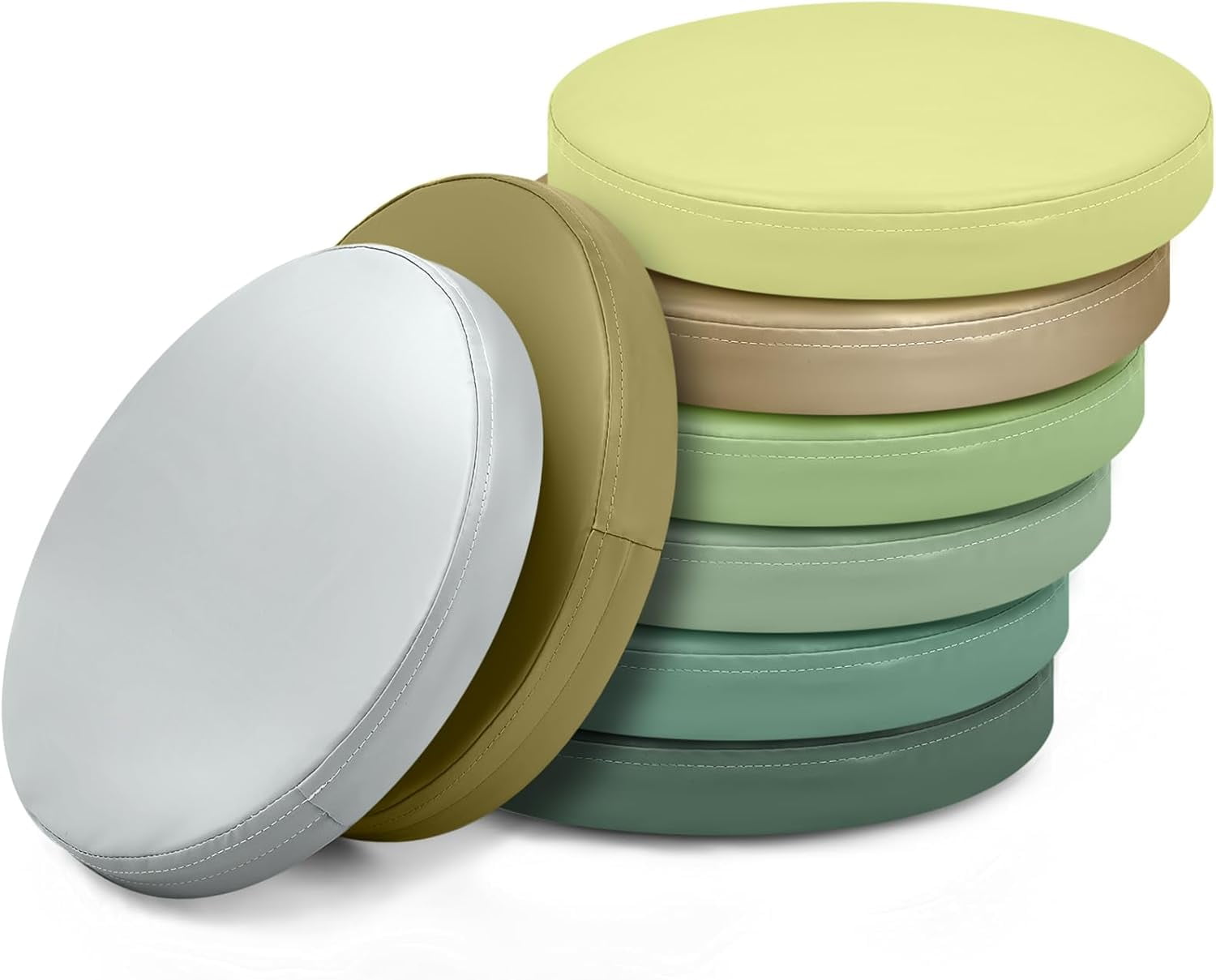 8 Pcs Extra Thick Flexible Seating Floor Cushions Assorted Colored ...