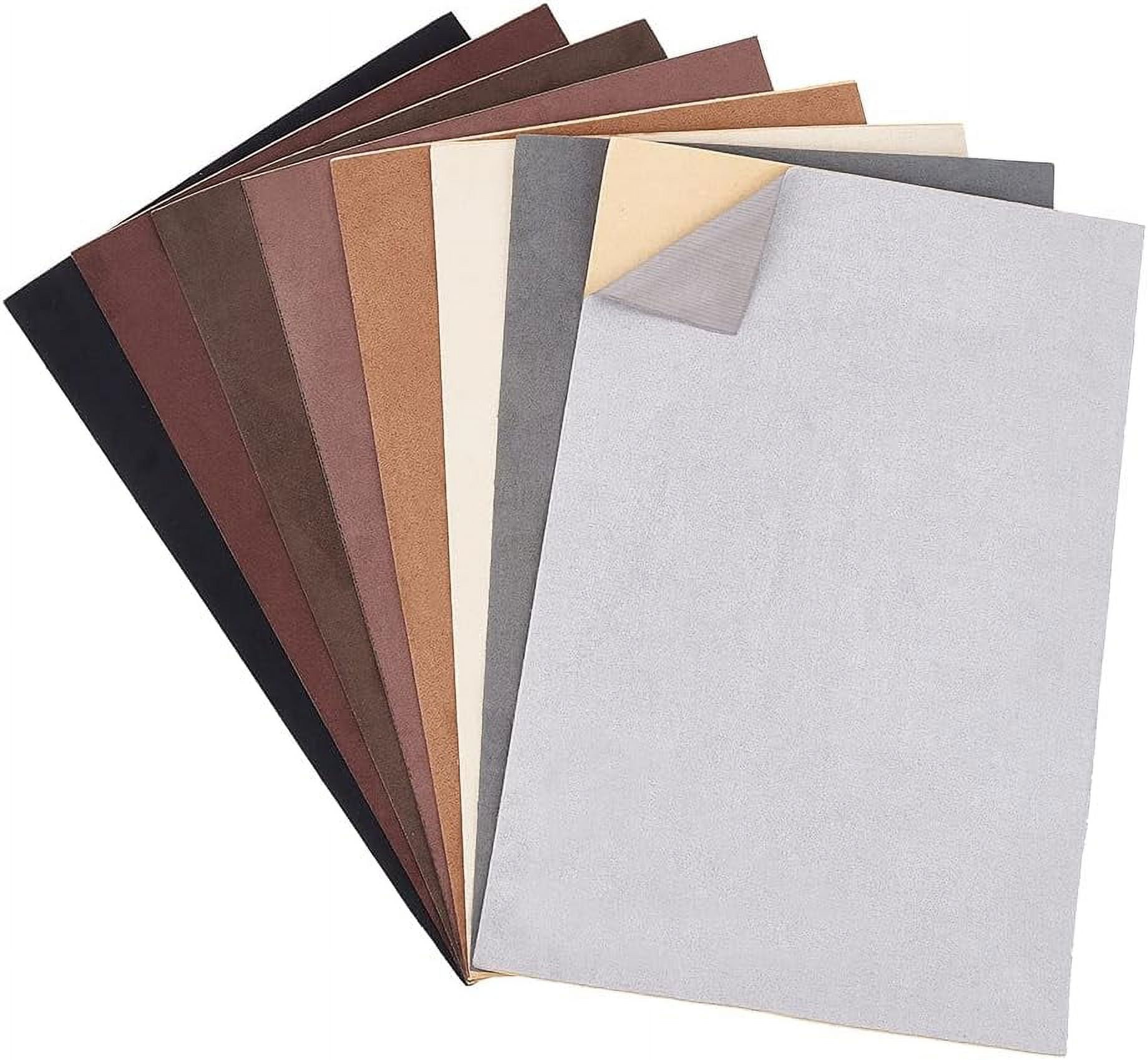 8 Pcs Faux Suede Self-Adhesive Fabric Repair Patches 30x20cm Peel-and ...