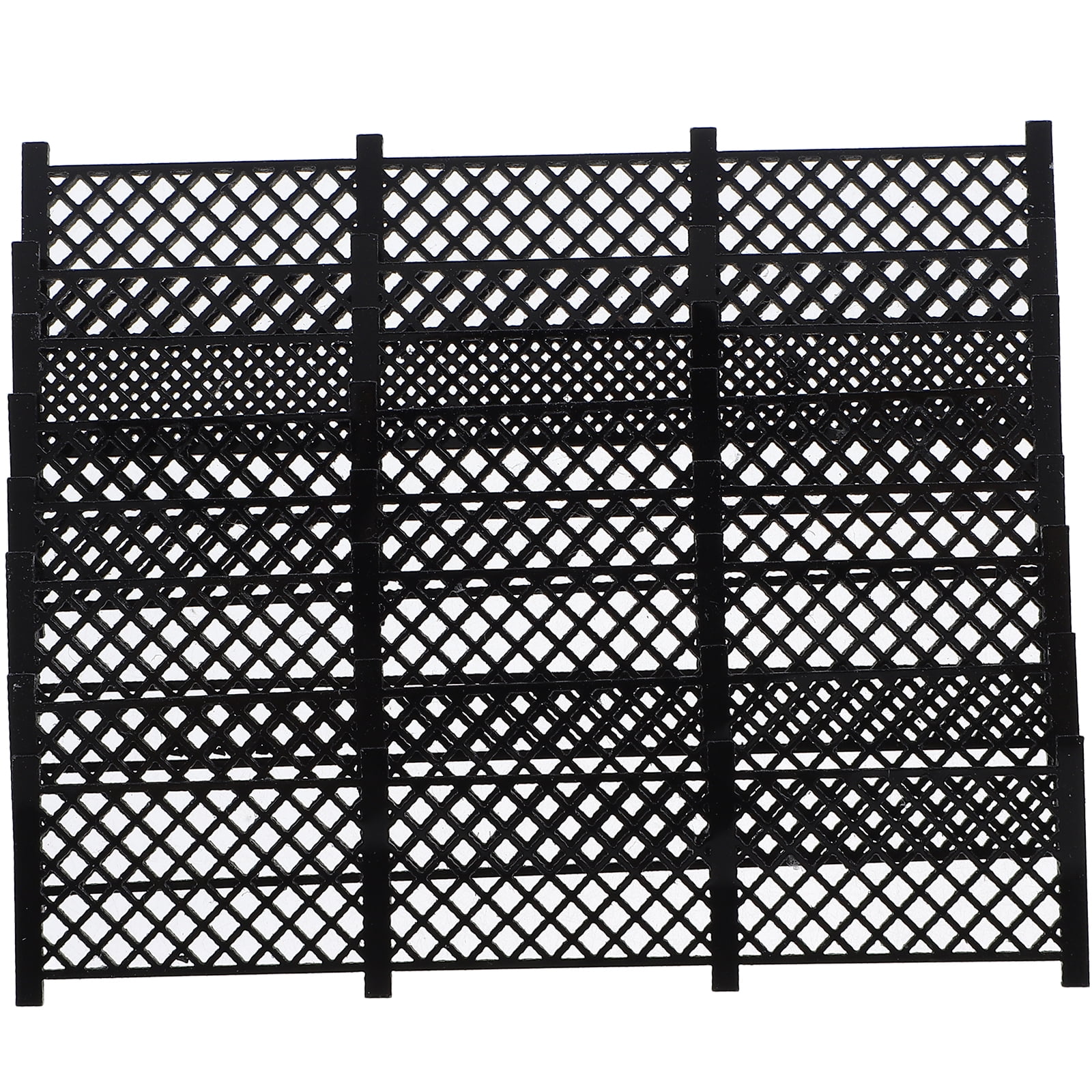 8 Pcs Fence Model Garden Artificial Grass for Balcony Mini Picket ...