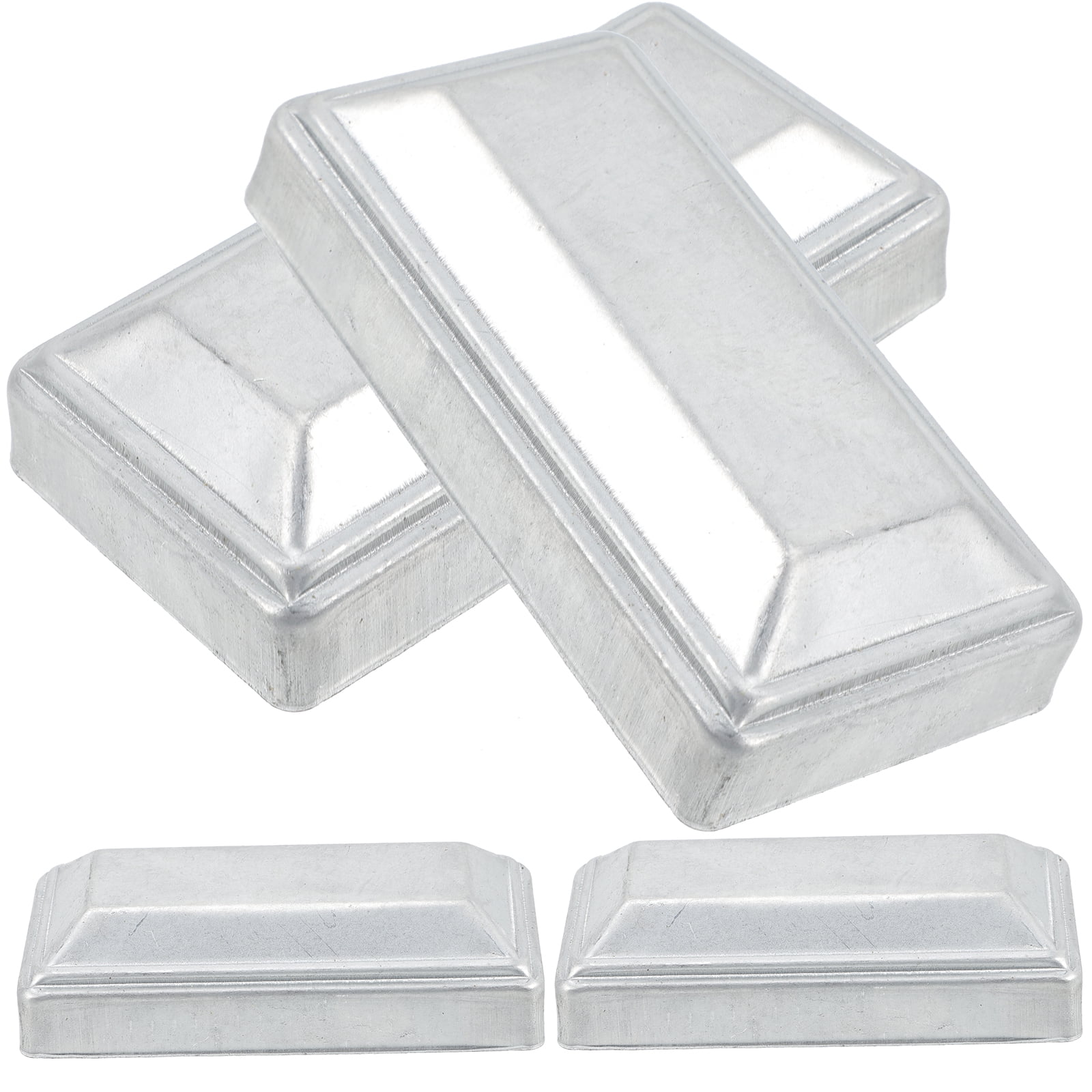 8 Pcs Fence Post Caps Fence Sealing Cover Rectangle Post Caps Fence ...
