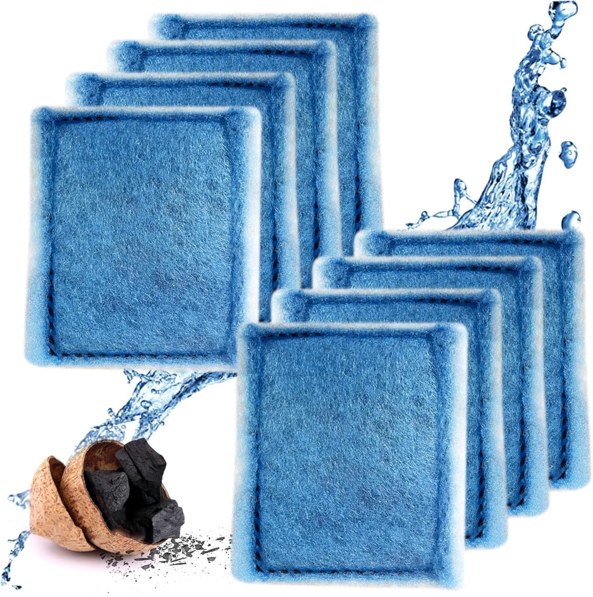8 Pcs Fish Tank Filters,Tutuviw Aquarium Filter Cartridge for EZ-Change ...