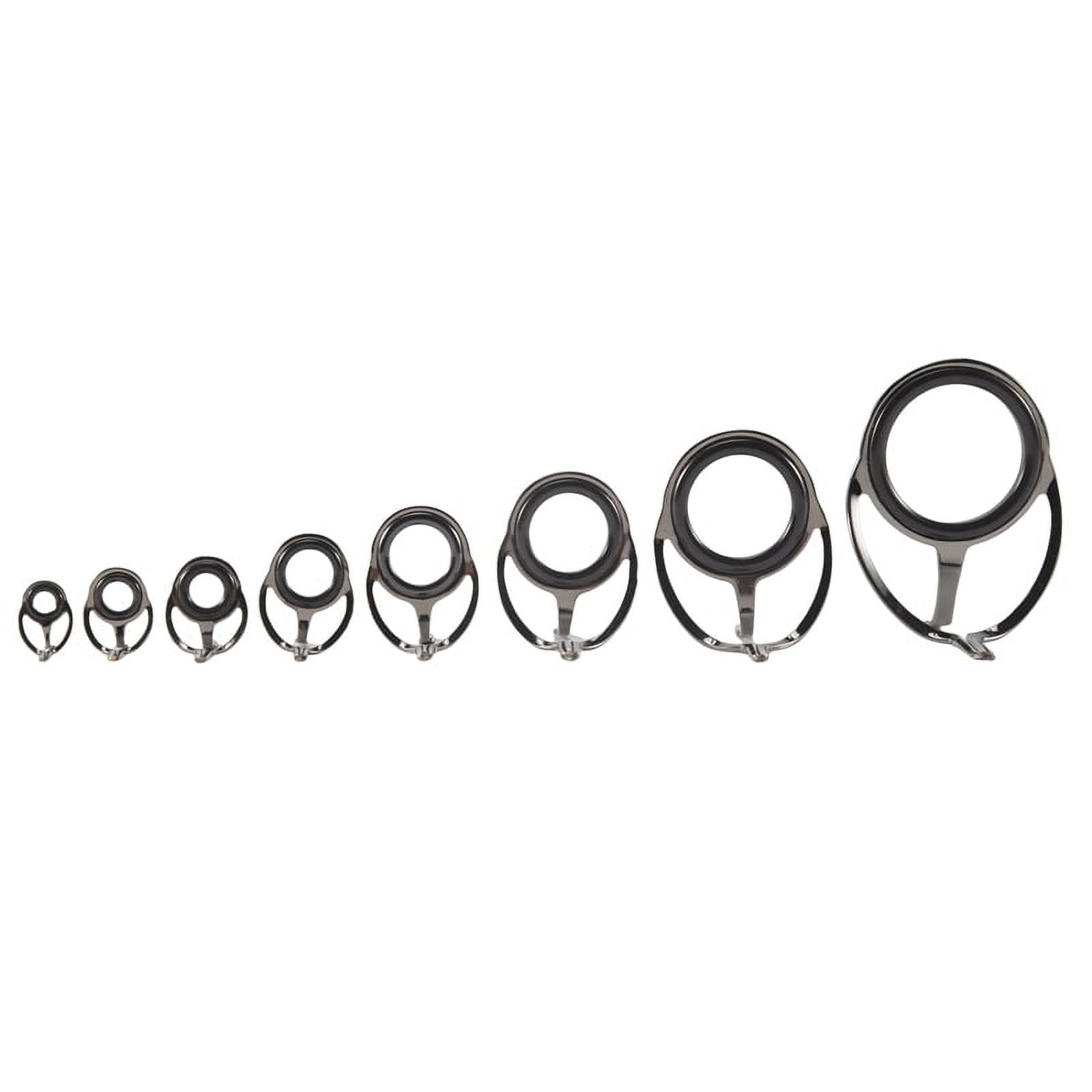 8 Pcs Fishing Rod Guide Oval Eyes Guides Line Rings Pole Repair Kit ...