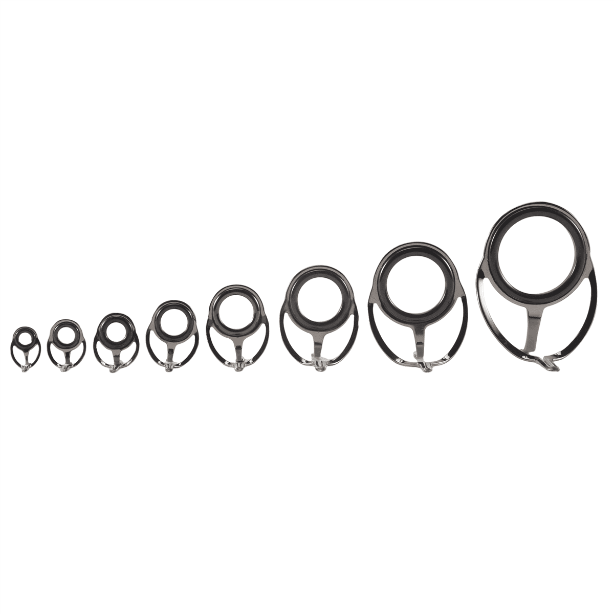 8 Pcs Fishing Rod Guide Oval Fishing Rod Eyes Guides Line Rings Pole ...