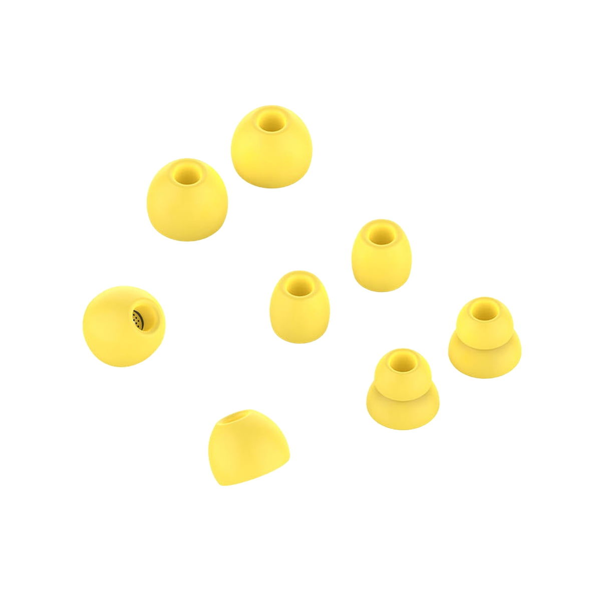 8 Pcs Flexible Earbuds Antistatic Earbuds 1*1cm Yellow - Walmart.com